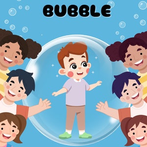 Benji's Bubble a Social Story Book About Personal Space - Etsy
