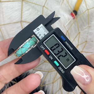 1/2 Price! ZUNI Native American Kingman Turquoise Sterling Silver Ring ...