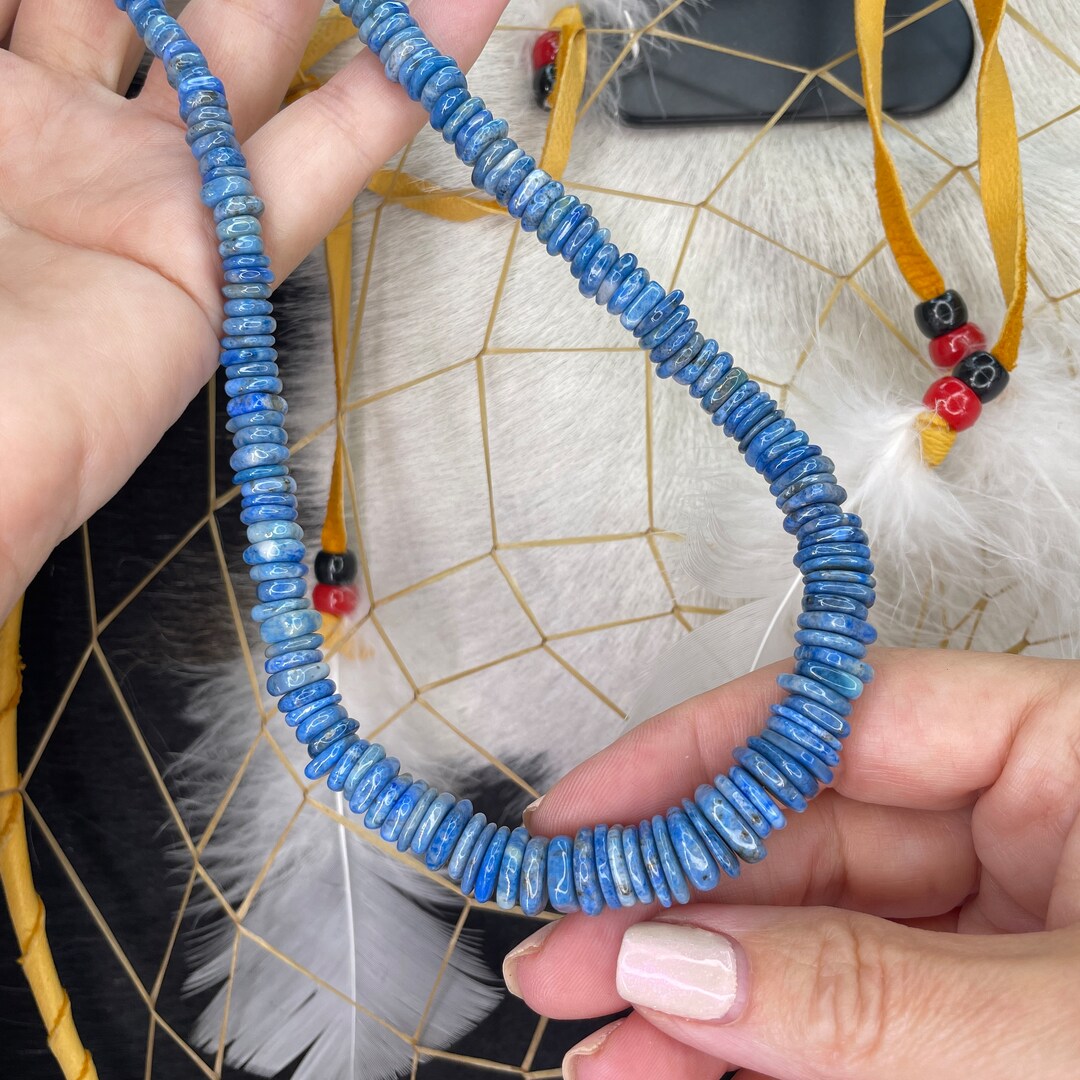 1/2 Price! SANTO DOMINGO Native American Denim LAPIS Nugget Sterling ...