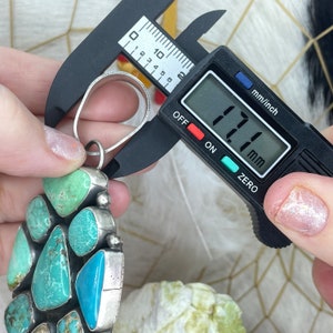 1/2 Price! NAVAJO Native American CARICO LAKE Turquoise Sterling Silver ...