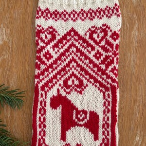 Nordic Holiday Stocking Colorwork Chart PDF - Etsy