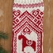 Nordic Holiday Stocking Colorwork Chart PDF - Etsy