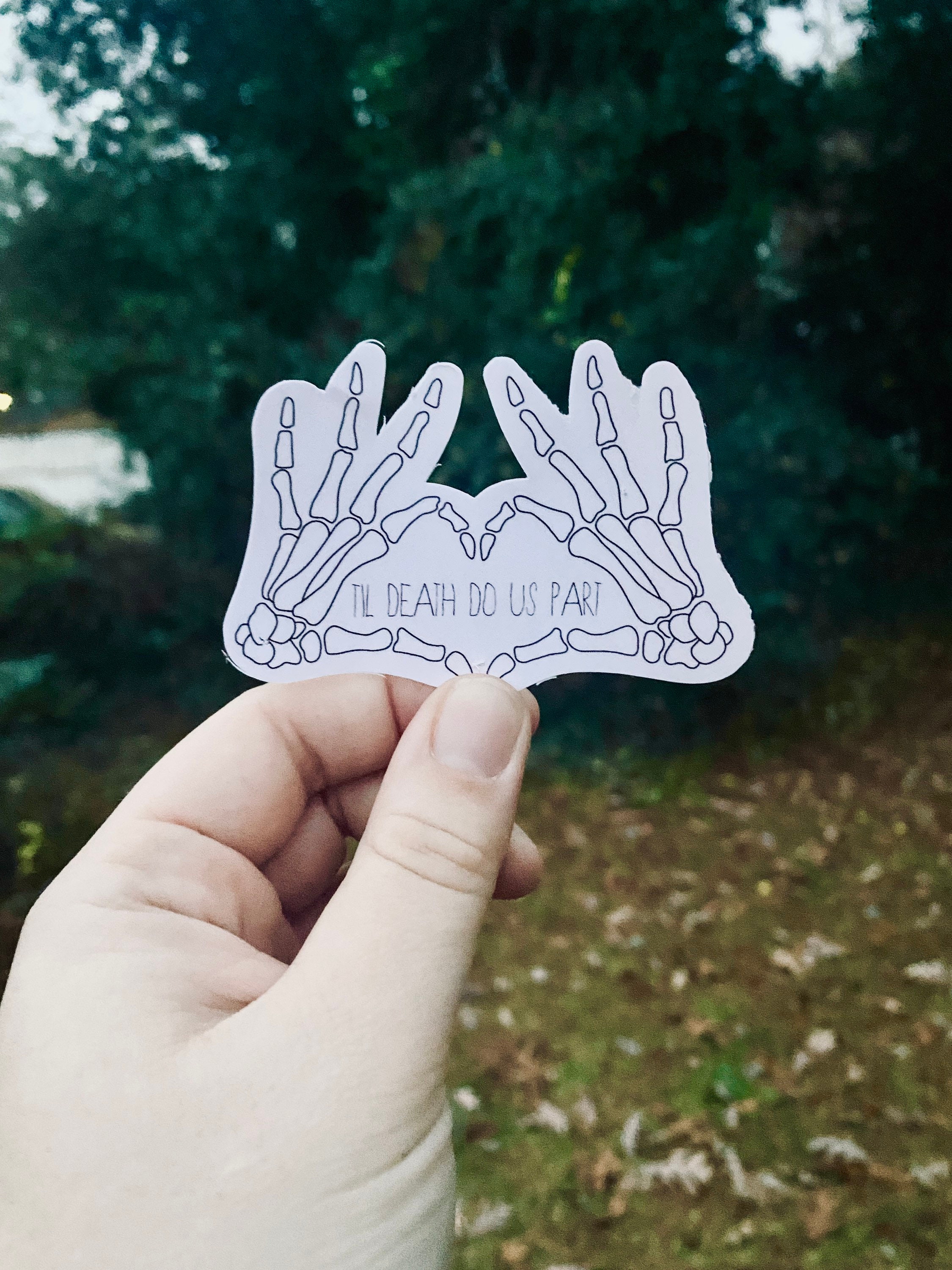 Middle Finger Stickers | Skeleton Stickers | Die Cut Stickers | Water ...