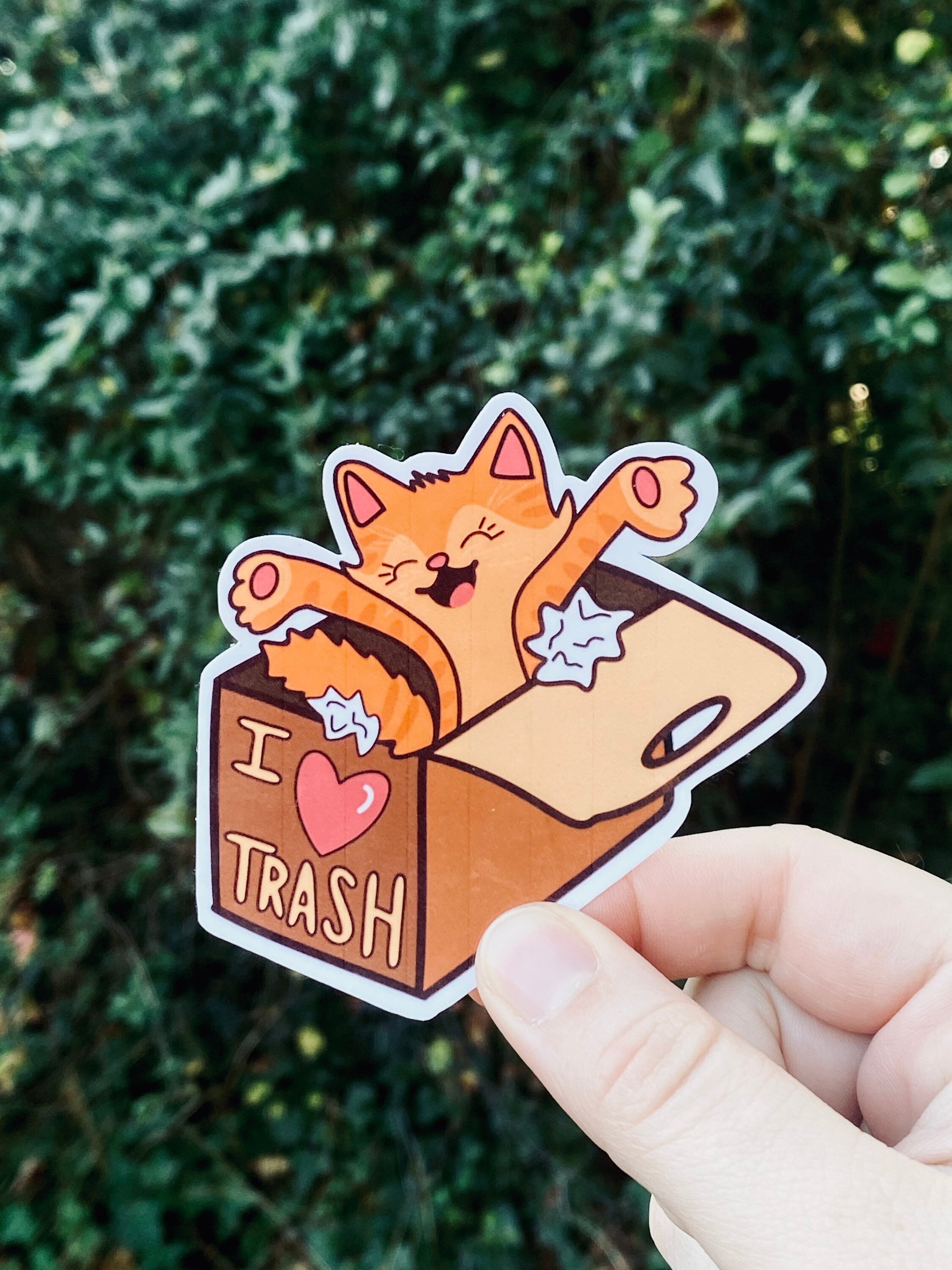 Cat Lovers Sticker Set Die Cut Stickers Laptop Stickers Journal ...