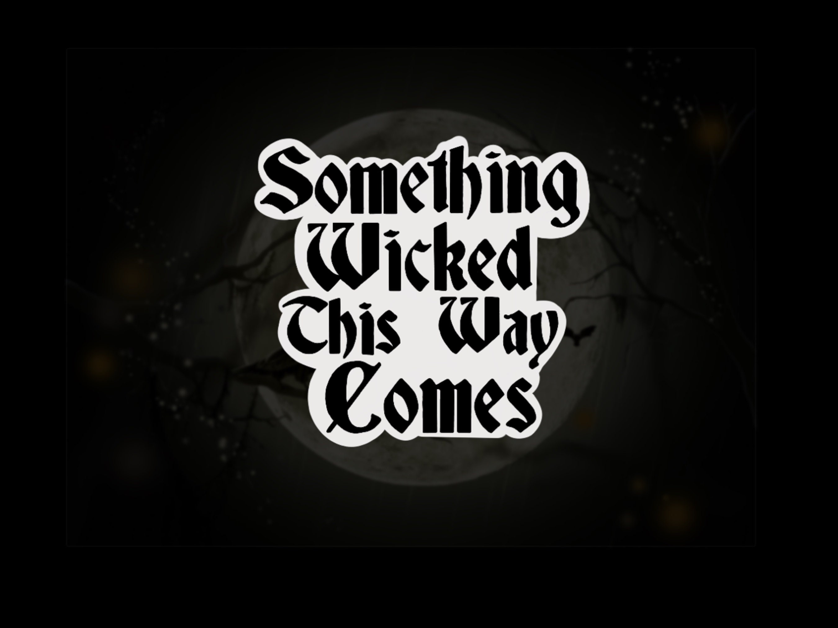 Dark Halloween Aesthetic Stickers | Spooky Goth Stickers | Halloween ...