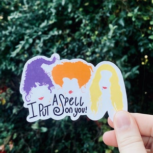 Hocus Pocus Stickers Halloween Stickers Hocus Pocus Stickers Set ...