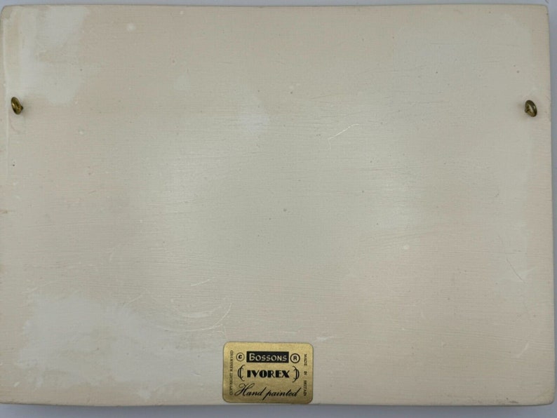 Vintage Bossons Ann Hathaways Cottage 3D Wall Hanging Hand Painted ...