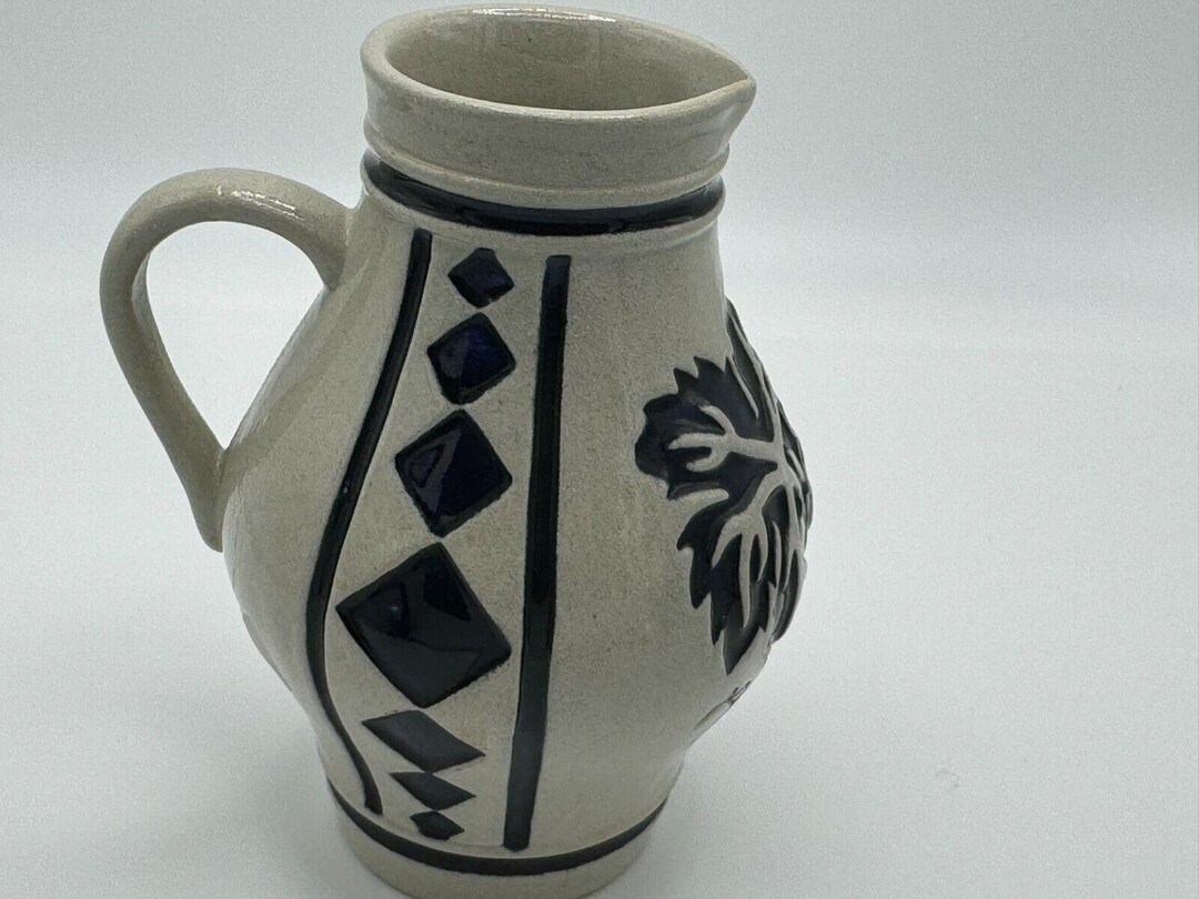 Vtg Original King Pitcher Krug West Germany Salt-glazed Stoneware ...