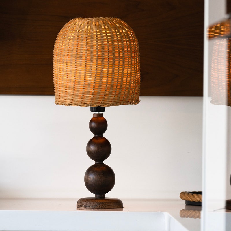 Rattan Lamp Shade - Etsy