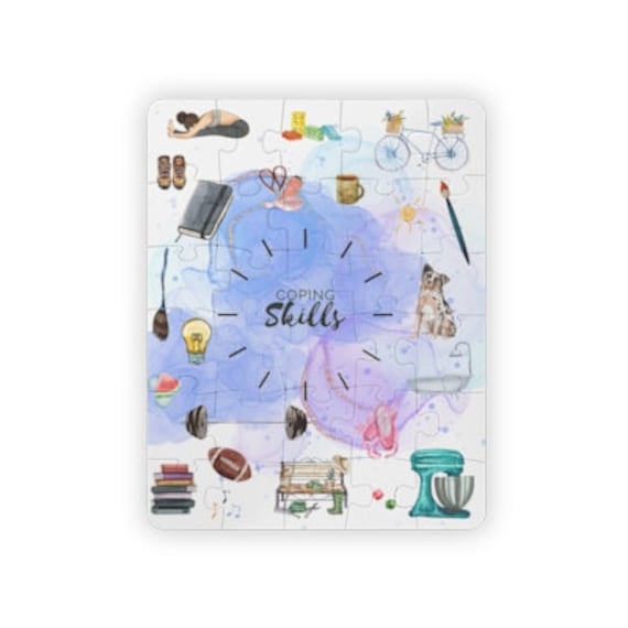Coping Skills 30 Pc Puzzle Therapy Games Therapy - Etsy