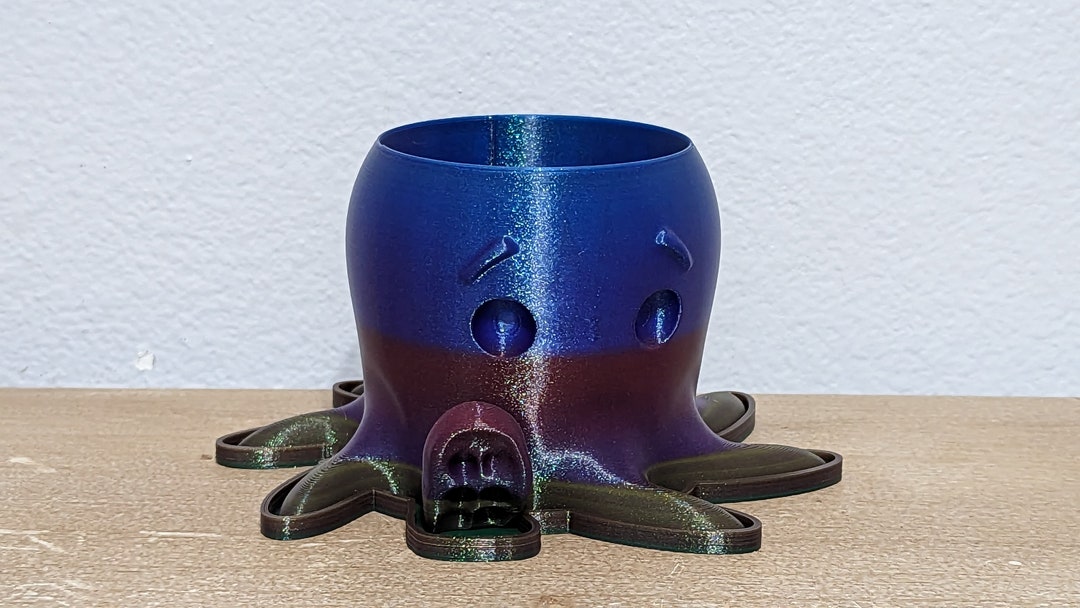 Cute Octopus Planter With Drip Tray! - Etsy