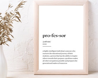 Professor Gift, Professor Definition, Professor Birthday Gift ...