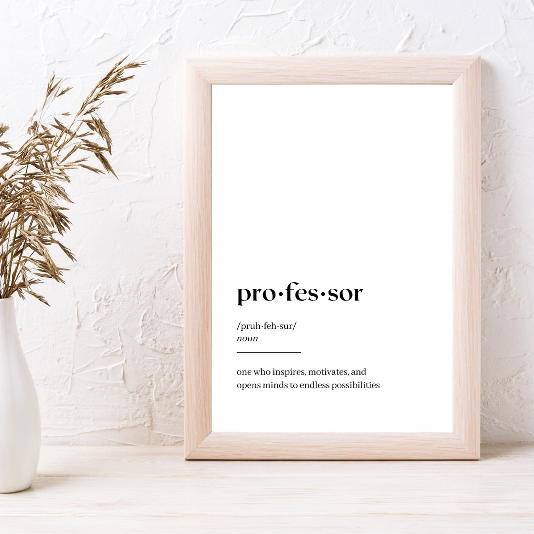 Professor Gift, Professor Definition, Professor Birthday Gift ...