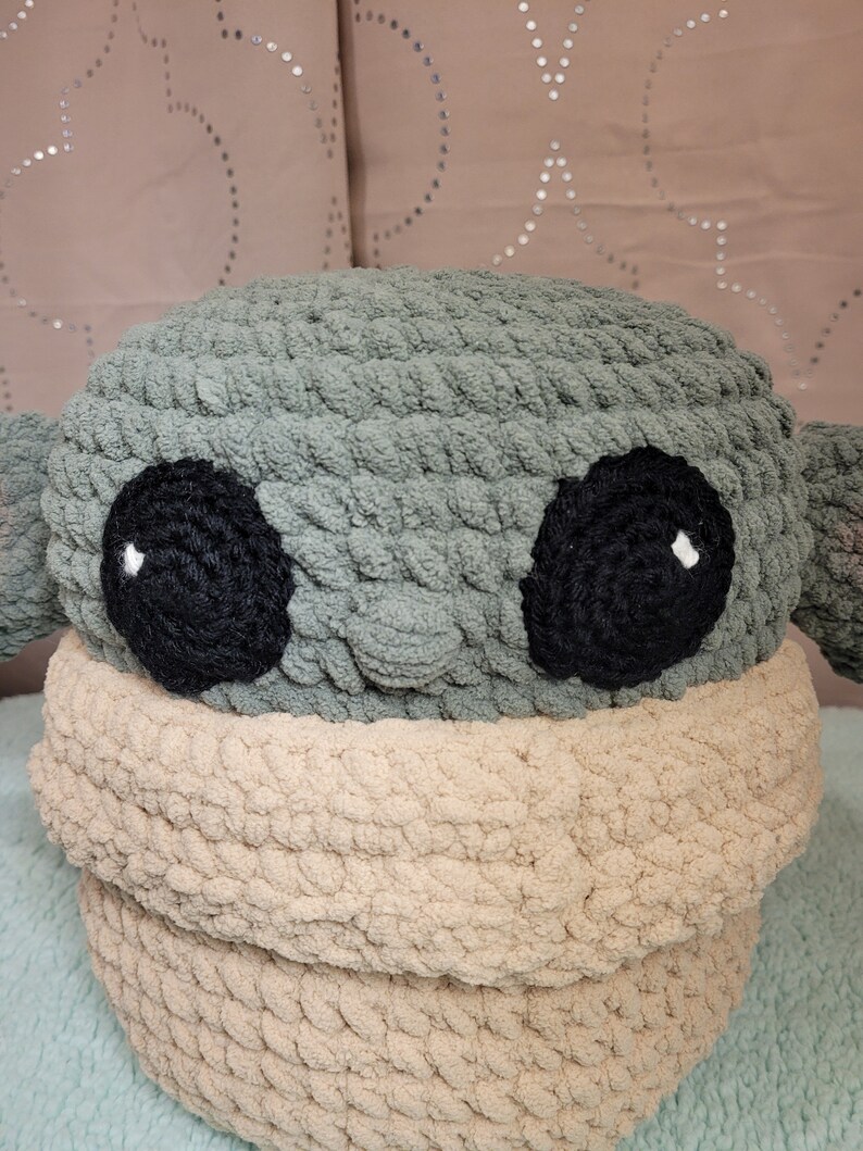Squishy Baby Yoda Grogu Crochet Pattern - Etsy