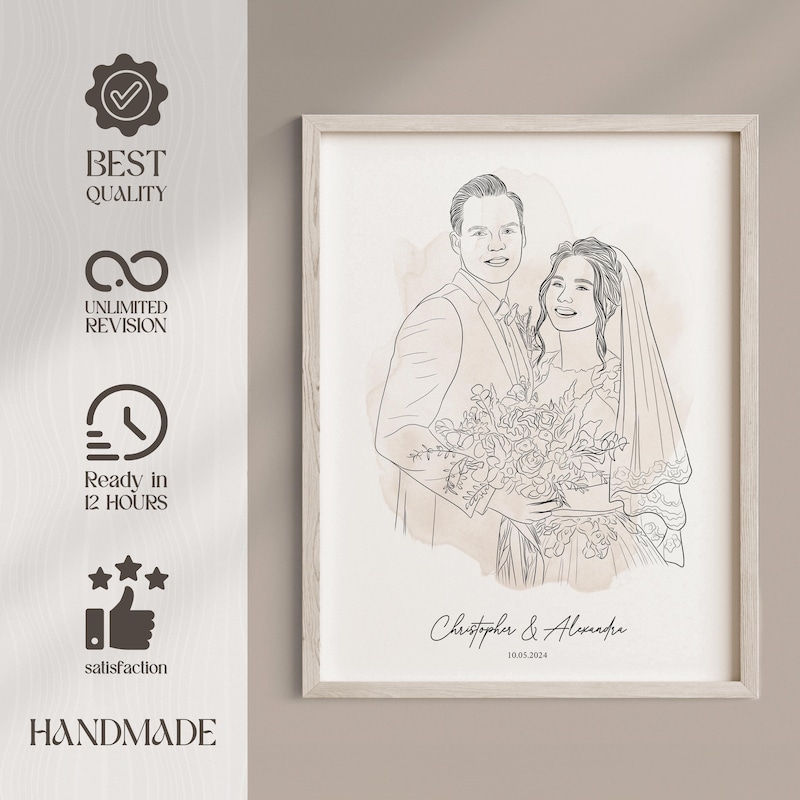 Couple Line Art - Etsy