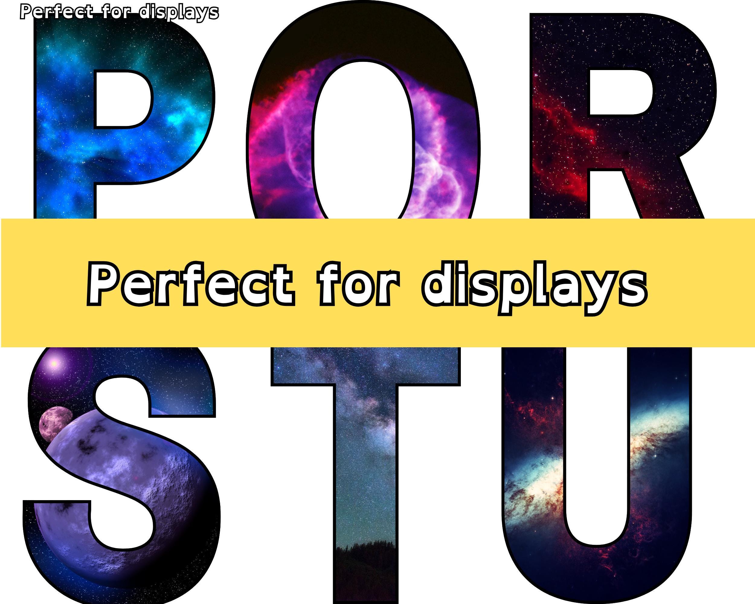 SPACE THEME Classroom Lettering, Display Board, Science Classroom ...