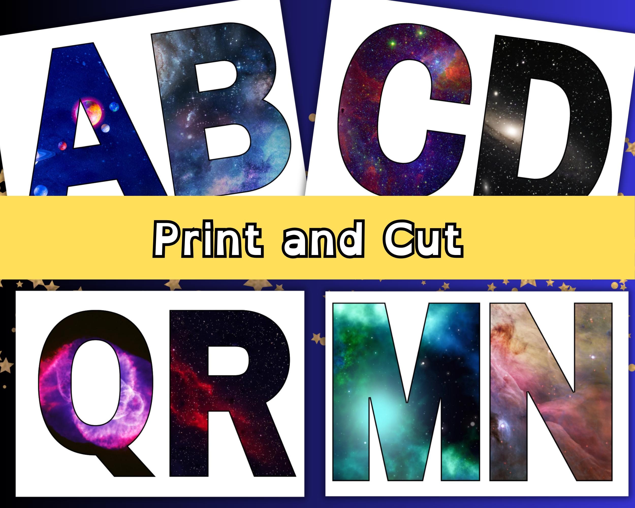 SPACE THEME Classroom Lettering, Display Board, Science Classroom ...