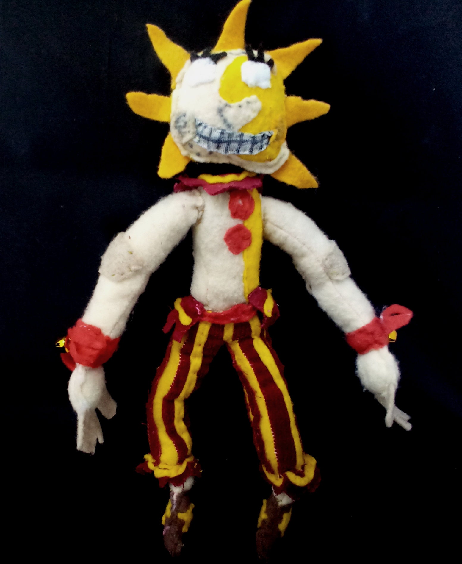 Sunrise/daycare Attendant From Fnaf Security Breach. Jester Yellow Red ...