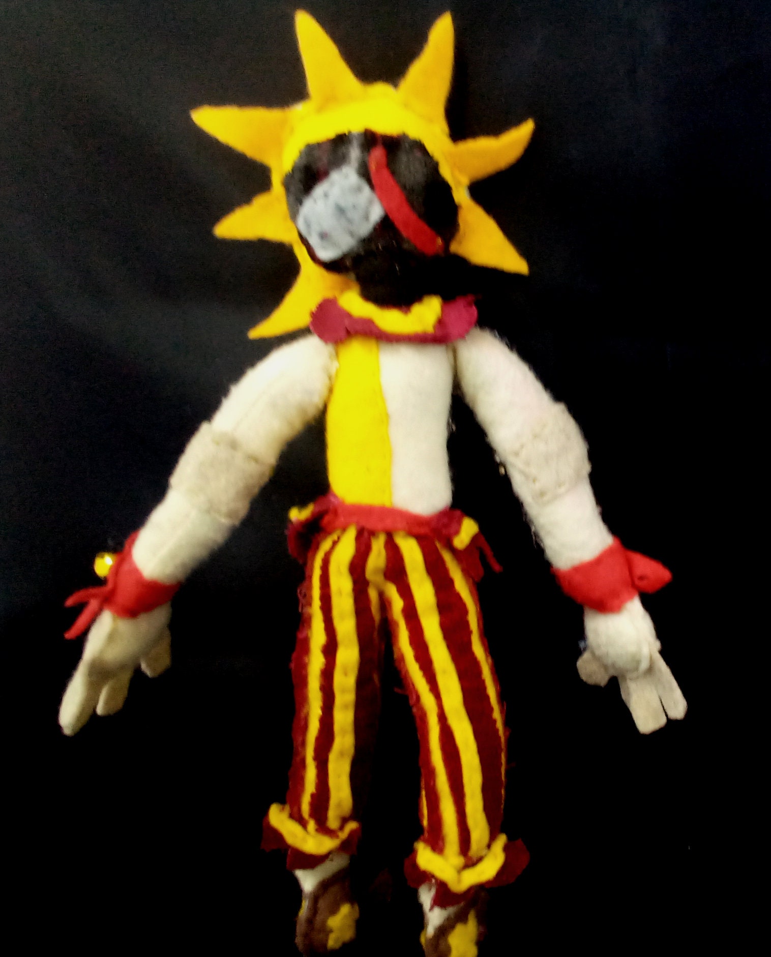 Sunrise/daycare Attendant From Fnaf Security Breach. Jester Yellow Red ...