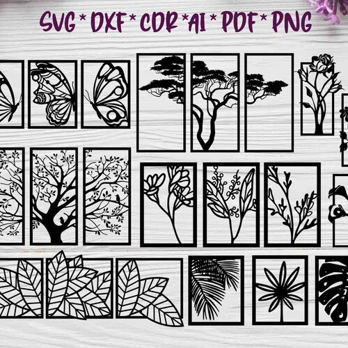 Tree Face SVG DXF AI Digital Vector Design for Plasma - Etsy