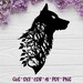 Wolf Tree | Tree of Life | SVG, DXF, AI Digital Vector Files for Plasma ...