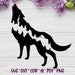 Wolf | Trees | Mountains | SVG, DXF, AI Digital Vector Design for ...