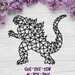 Godzilla | Geometric | SVG, DXF, AI Digital Vector Design for Plasma ...