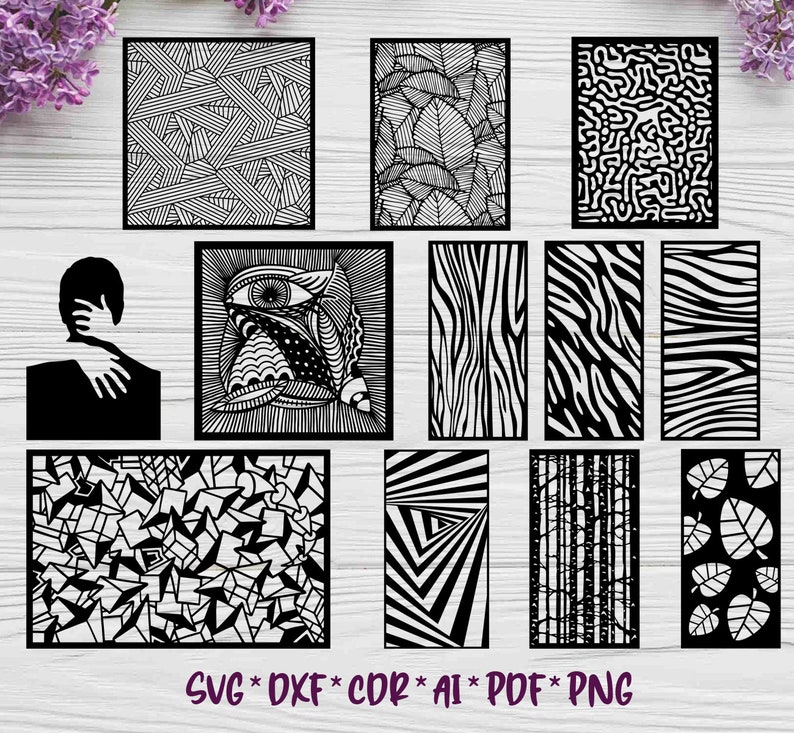 Abstraction 1 | SVG, DXF, AI Digital Vector Design for Plasma and Laser ...