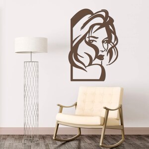 Woman Panel , SVG, DXF, AI Digital Vector Design for Plasma and Laser ...