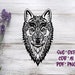 Wolf SVG, DXF, AI Digital Vector Design for Plasma and Laser Cutting or ...