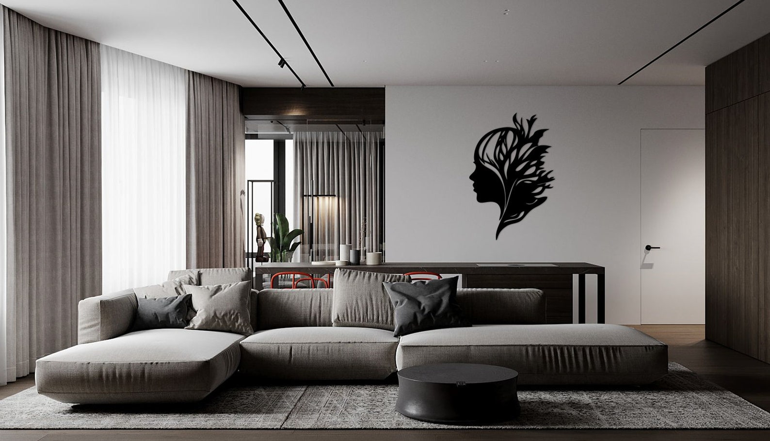 Tree Head Tree of Life SVG DXF AI Digital Vector Files - Etsy