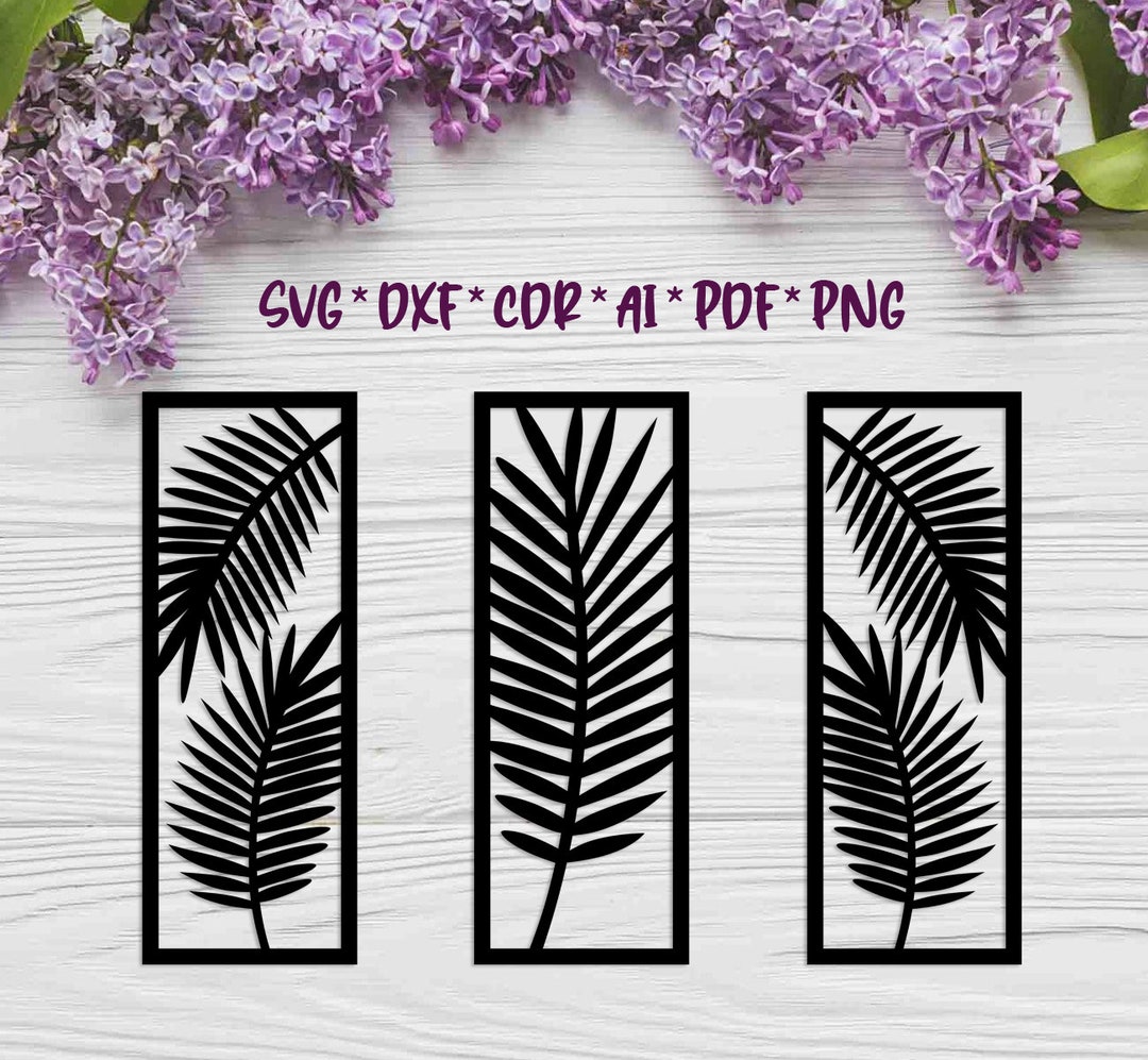 Fern | Leaves | SVG, DXF, AI Digital Vector Files for Plasma and Laser ...