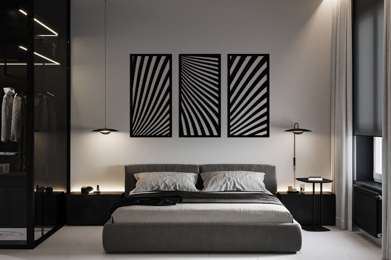 3 Abstract Panels SVG DXF AI Digital Vector Design for - Etsy