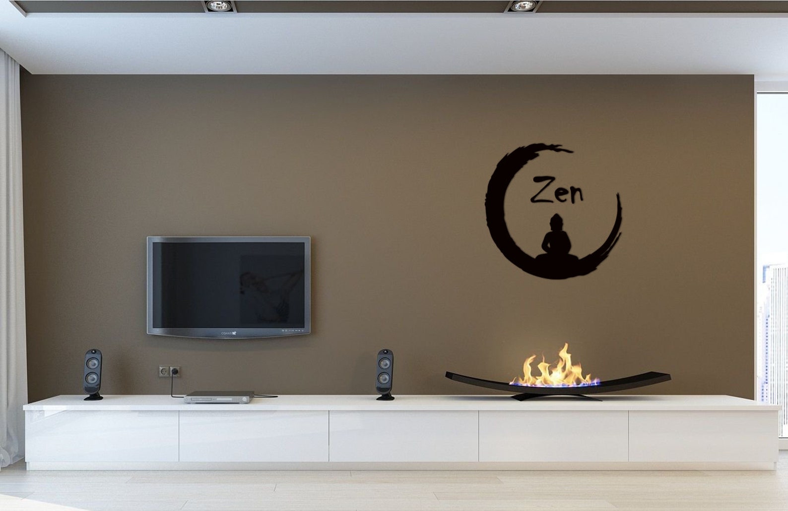 Zen Meditation SVG DXF AI Digital Vector Design for - Etsy