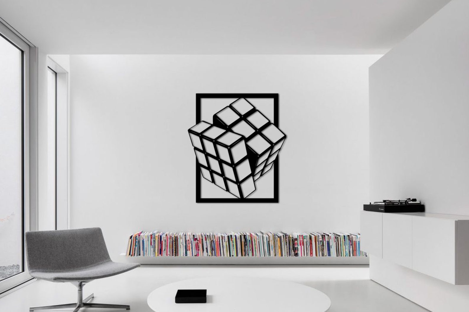 Rubik's Cube Panel, SVG, DXF, AI Digital Vector Design for Plasma and ...