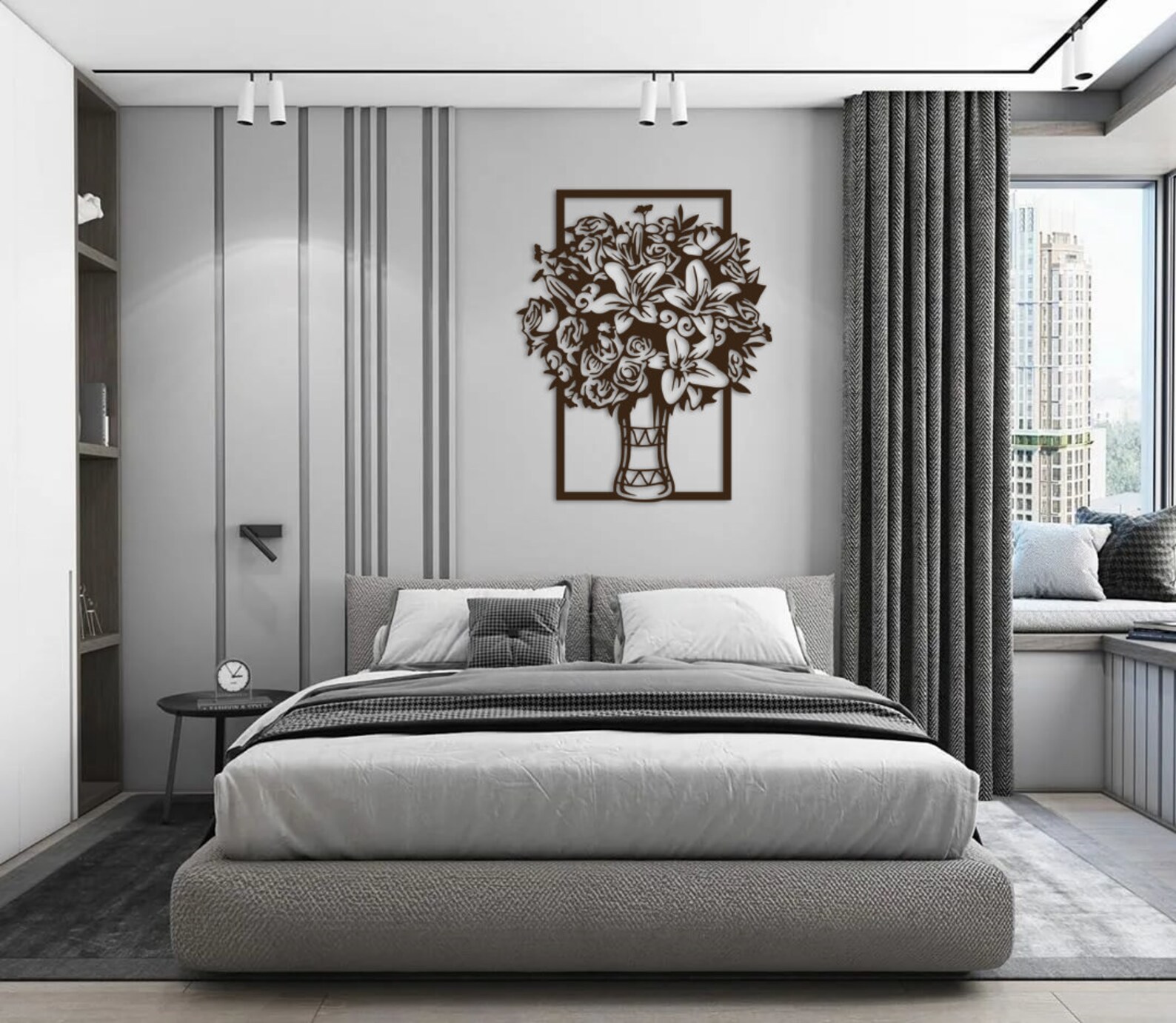 Flower Set, SVG, DXF, AI Digital Vector Design for Plasma and Laser ...