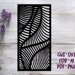 Abstract Panel, SVG, DXF, AI Digital Vector Design for Plasma and Laser ...