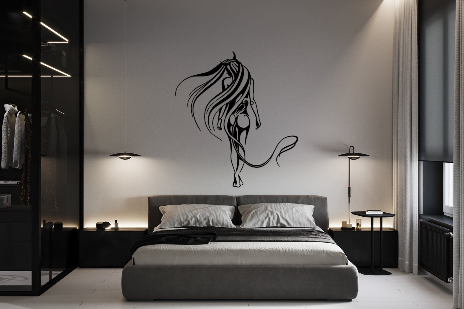 Devil Woman SVG DXF AI Digital Vector Design for Plasma - Etsy