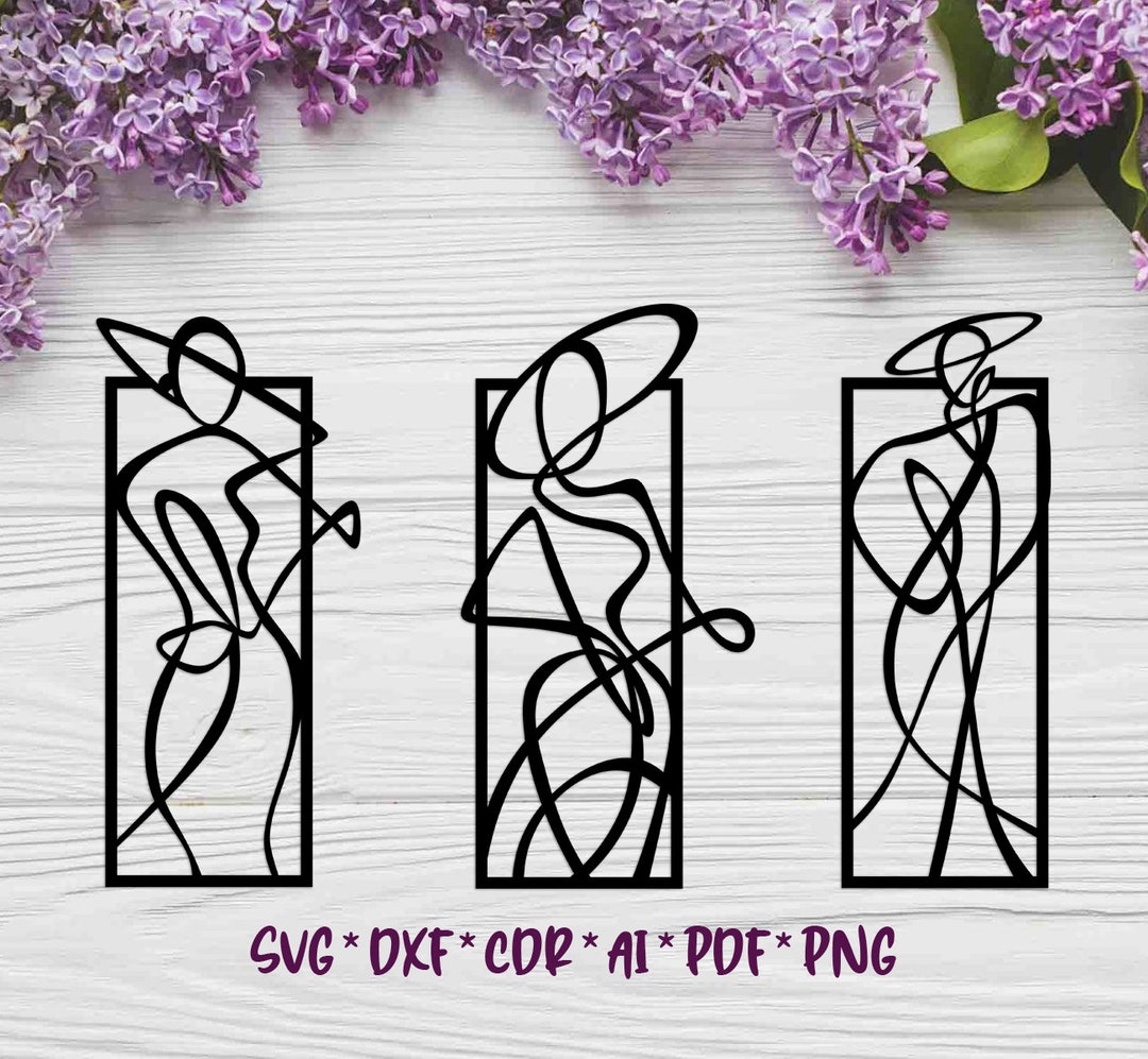 Elegant Women | SVG, DXF, AI Digital Vector Design for Plasma and Laser ...
