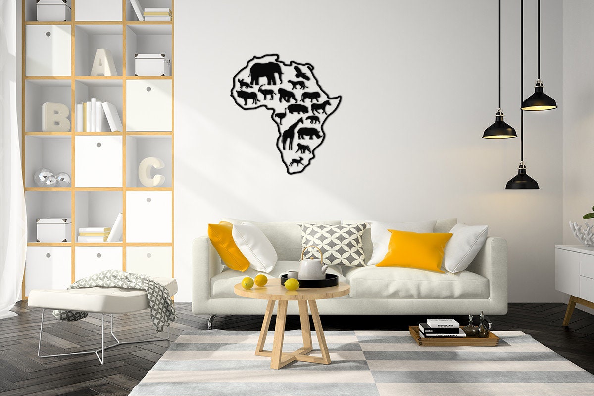 Africa SVG, DXF, AI Digital Vector Design for Plasma and Laser Cutting ...