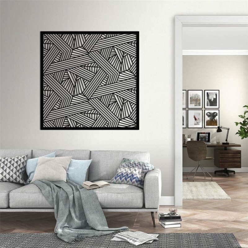 Abstract Lines Panel SVG DXF AI Digital Vector Design for - Etsy