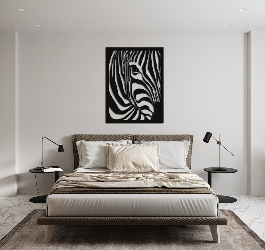 Zebra Panel, SVG, DXF, AI Digital Vector Design for Plasma and Laser ...