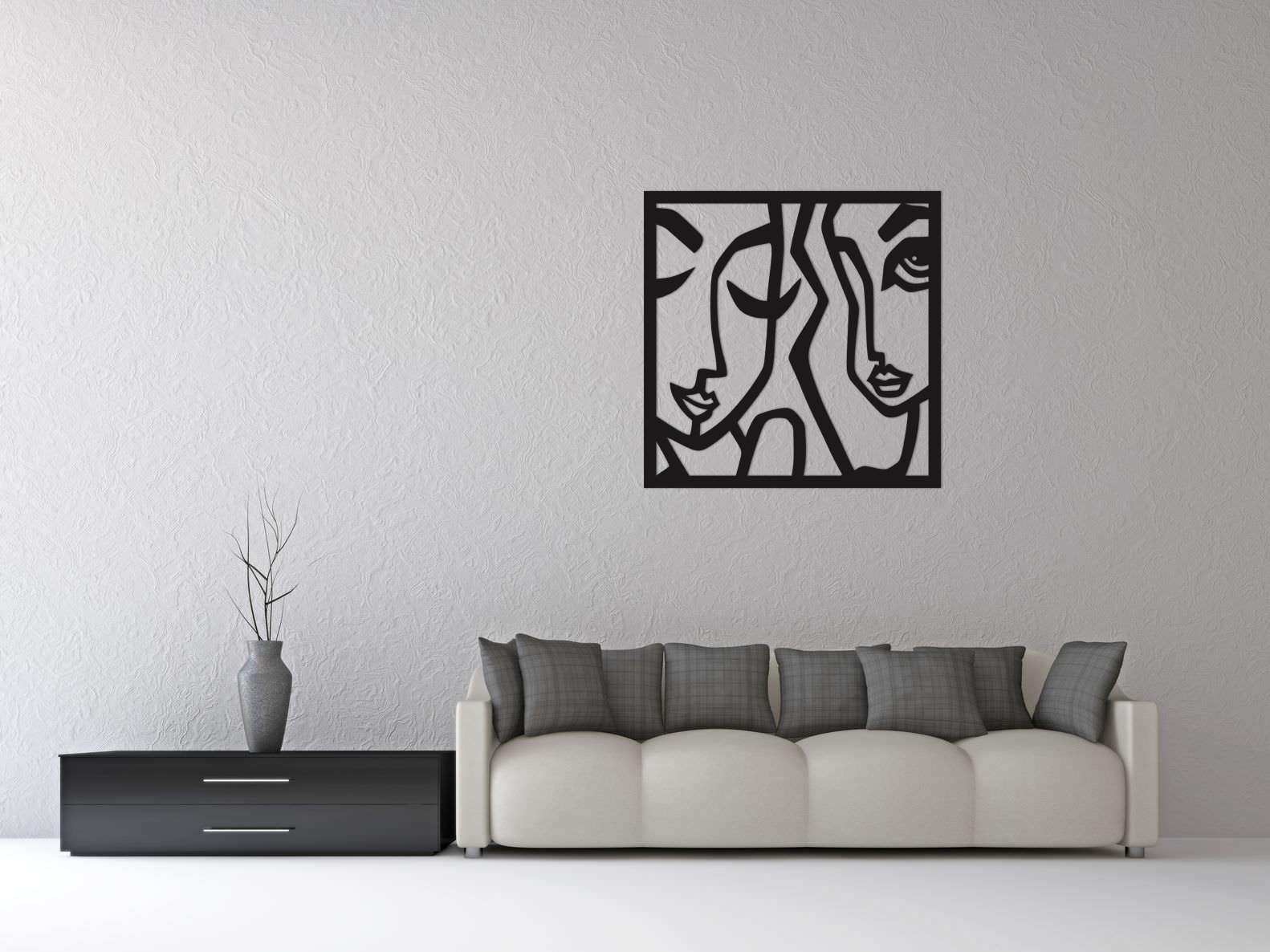 Woman Panels SVG DXF AI Digital Vector Design for Plasma - Etsy