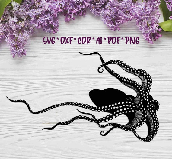 Octopus SVG DXF AI Digital Vector Design for Plasma and - Etsy UK
