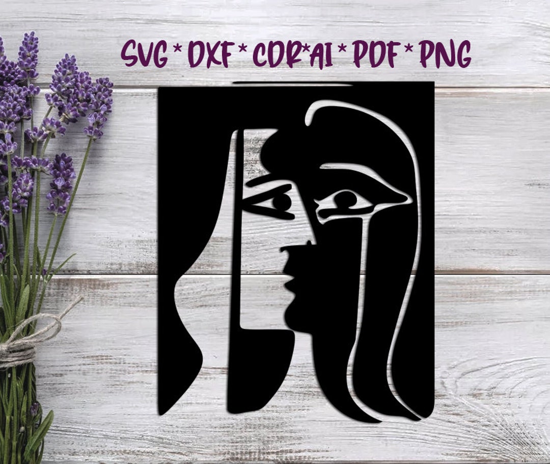 Picasso Panel 2, SVG, DXF, AI Digital Vector Design for Plasma and ...
