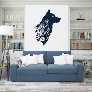 Wolf Tree | Tree of Life | SVG, DXF, AI Digital Vector Files for Plasma ...