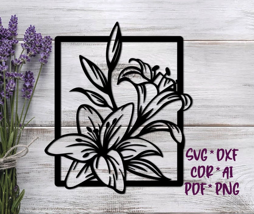 Callas Panel, SVG, DXF, AI Digital Vector Files for Plasma and Laser ...