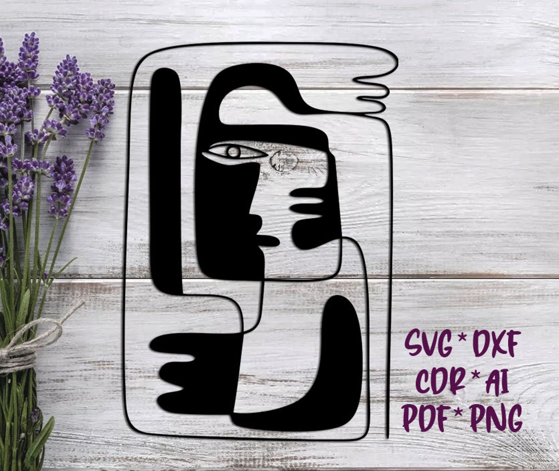 Picasso Panel 1 SVG DXF AI Digital Vector Design for Plasma - Etsy Canada