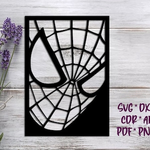 Spiderman, SVG, DXF, AI Digital Vector Design for Plasma and Laser ...