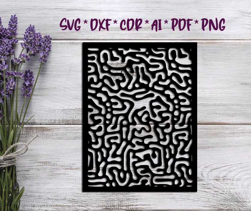 Abstraction Anthill SVG, DXF, AI Digital Vector Design for Plasma and ...